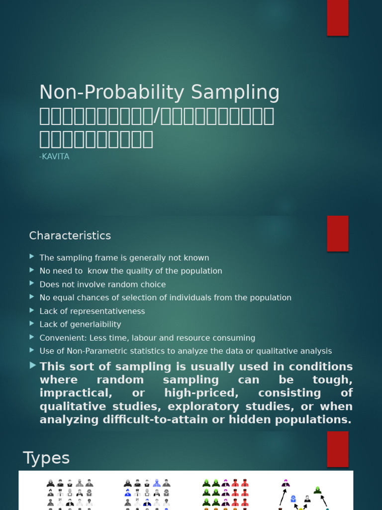 Non-Probability Sampling | PDF | Sampling (Statistics) | Sample Size ...