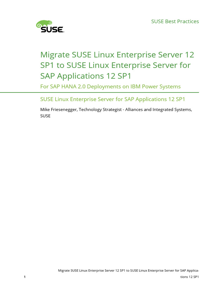 SBP SLES12SP1 SSBP Spectre Meltdoonguide - Color - en | PDF | Linux ...