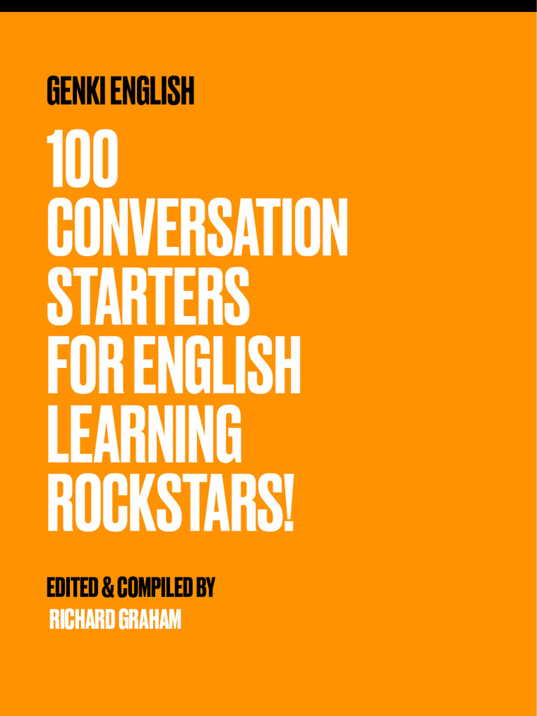 English Conversation Starters Guide | PDF | Humour | Goal