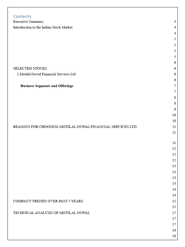 Investment and Portfolio MGT Report KK | PDF | Stocks | Investment ...
