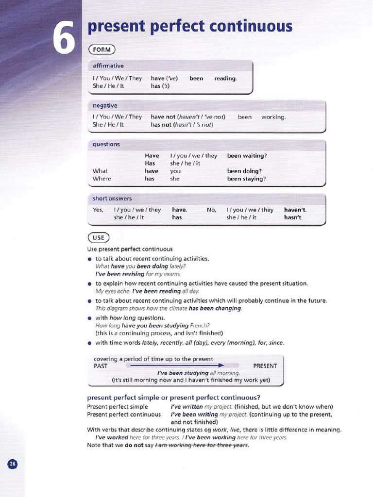 g06 Present Perfect Continuous 2 | PDF | Astronomy | Planetary Science