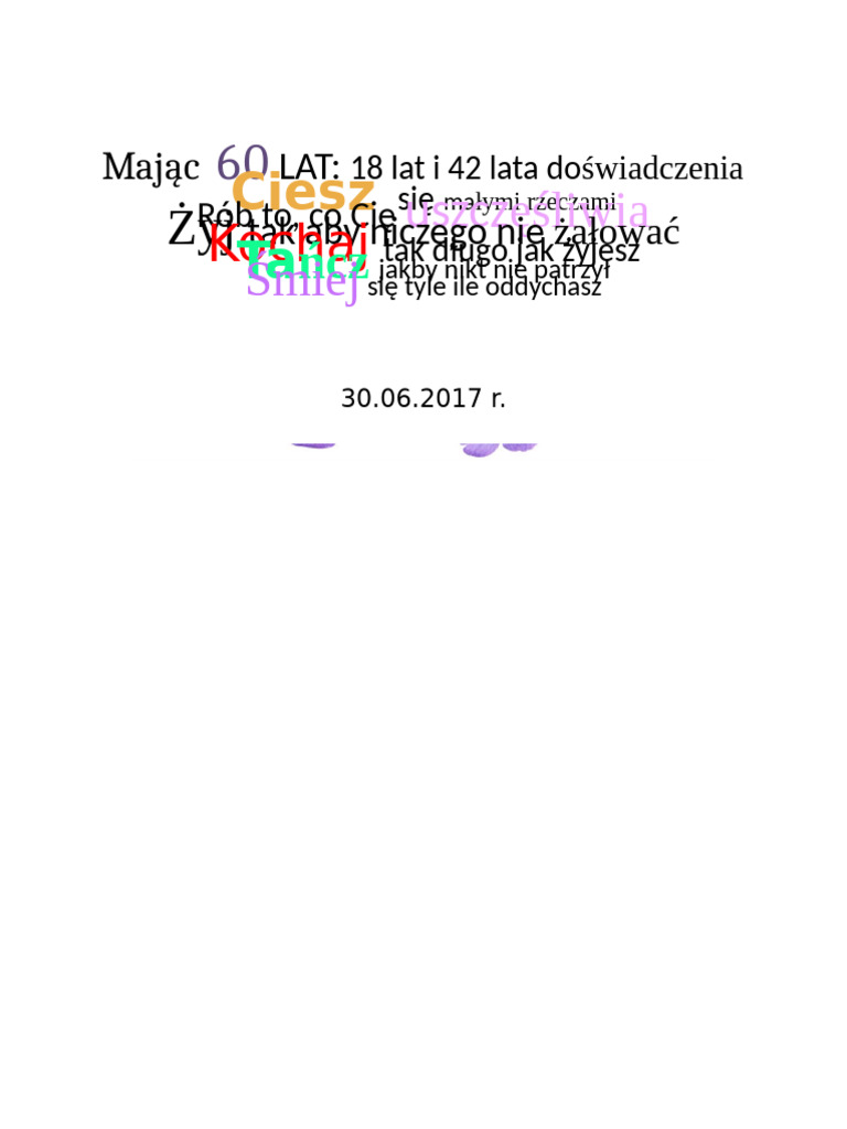 Życzenia Druk | PDF