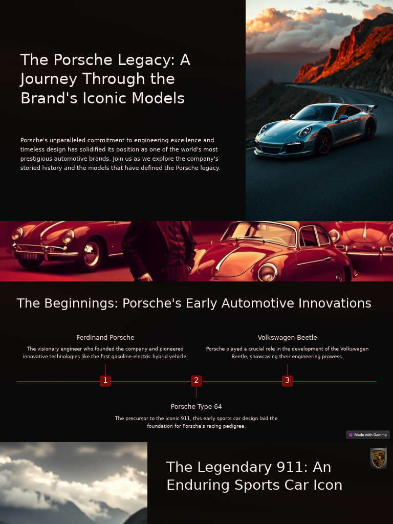 The Porsche Legacy A Journey Through The Brands Iconic Models 2 | PDF ...
