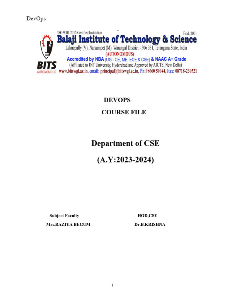 Devops Full Notes | PDF | Unit Testing | Information Security