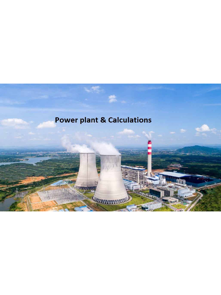 Power Plant and Calculation | PDF