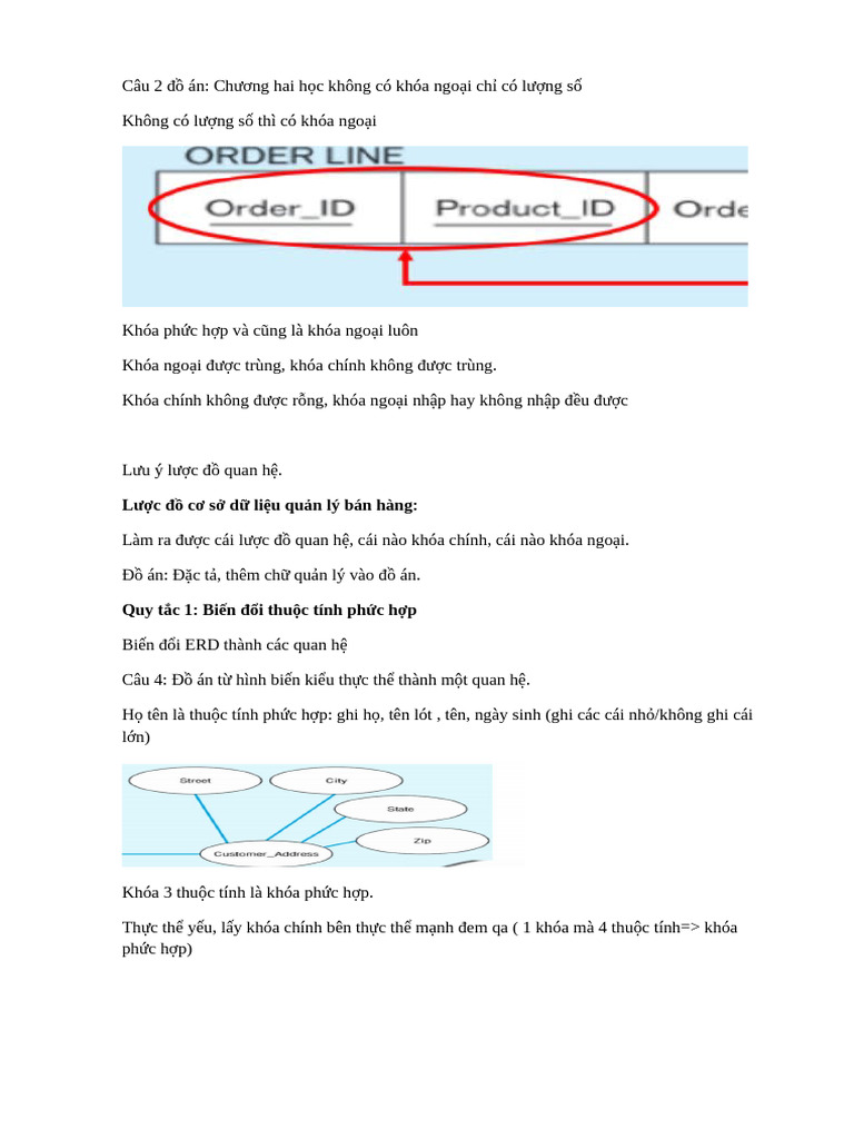 BT MH Quanhethietke CSDL | PDF