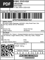 Sample JNT Waybill | PDF