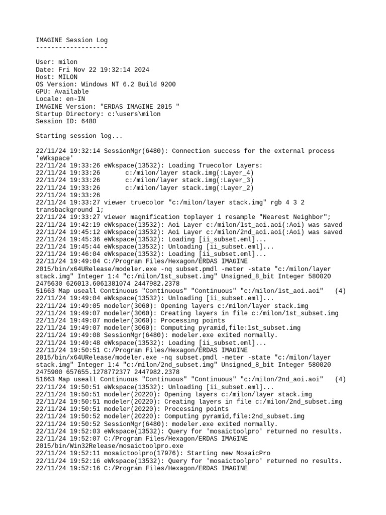 Imagine Log 112224 193214 | PDF | System Software | Computer Engineering