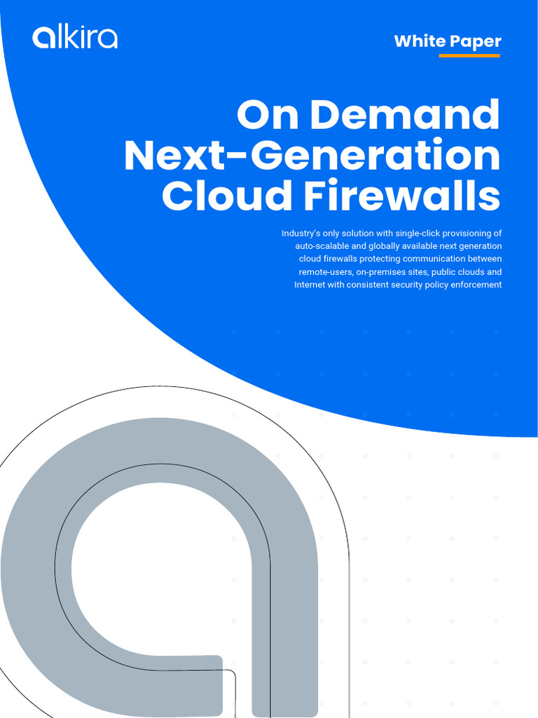 WP OnDemand NextGen Cloud Firewalls | PDF | Cloud Computing | Computer Network