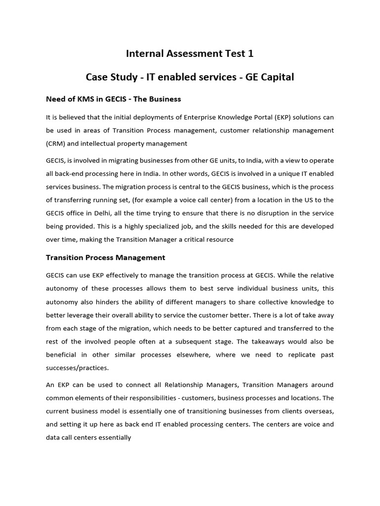 KM at GECIS - For Odd Roll Numbers | PDF | Incentive | Knowledge