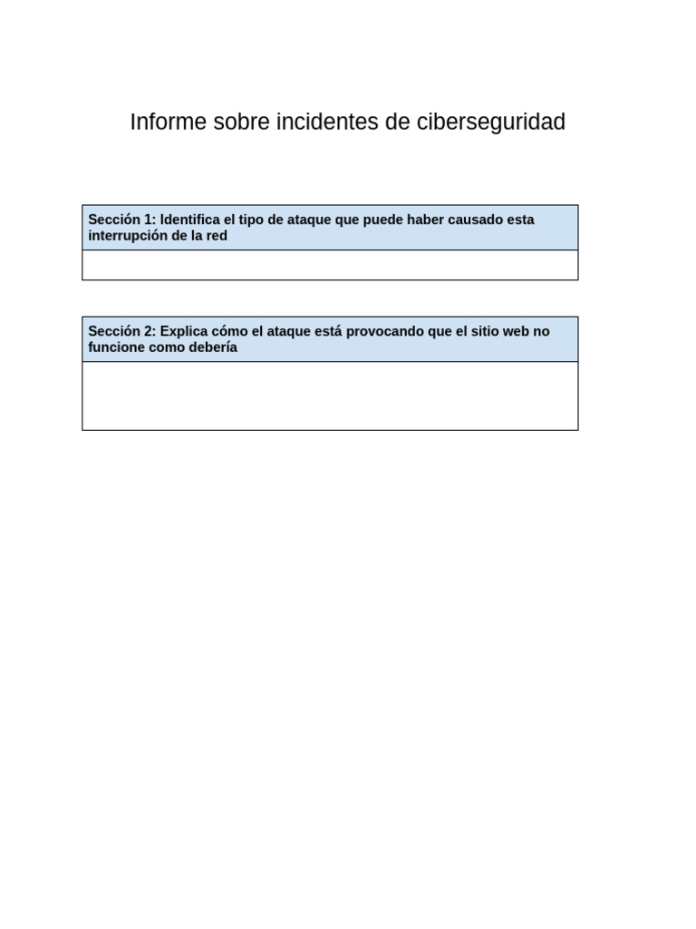 Activity Analyze Netword Attacks - Cybersecurity-Incident-Report | PDF