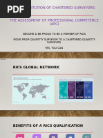 Approved Qualifications for AssocRICS | PDF | Real Estate Appraisal