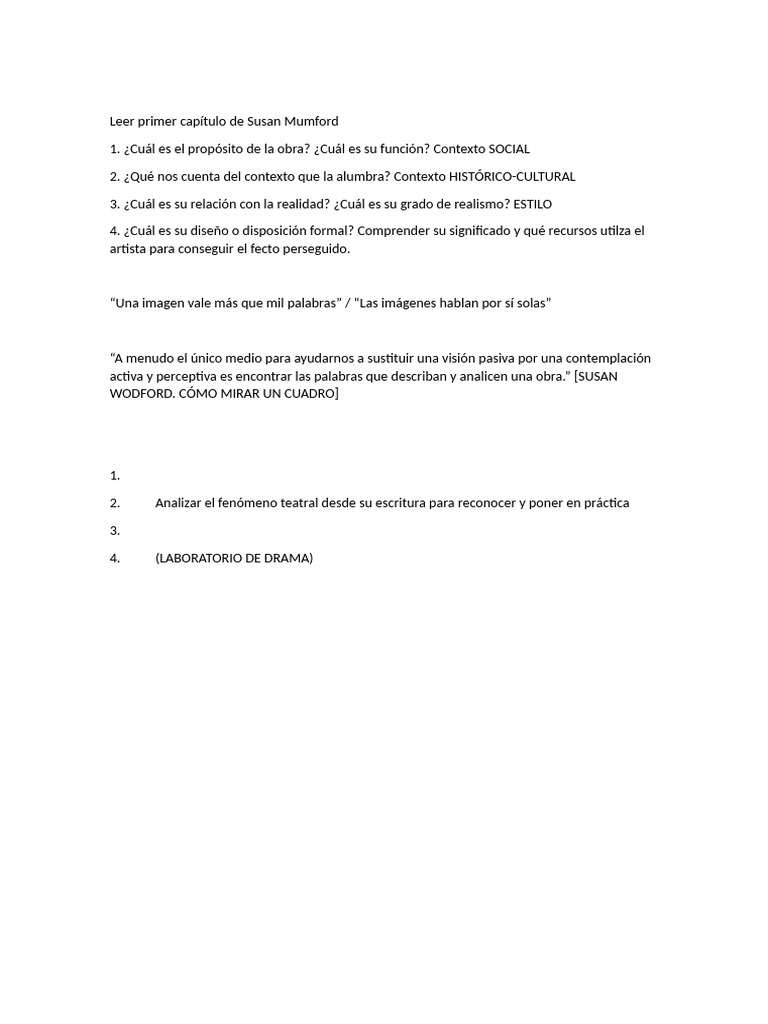 Comentario Primer Capítulo Susan | PDF