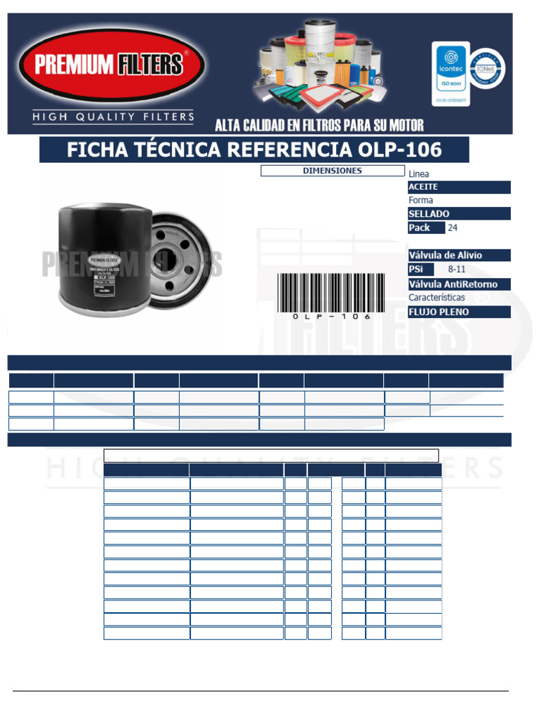 Olp 106 | PDF | Gasolina | Industria automotriz
