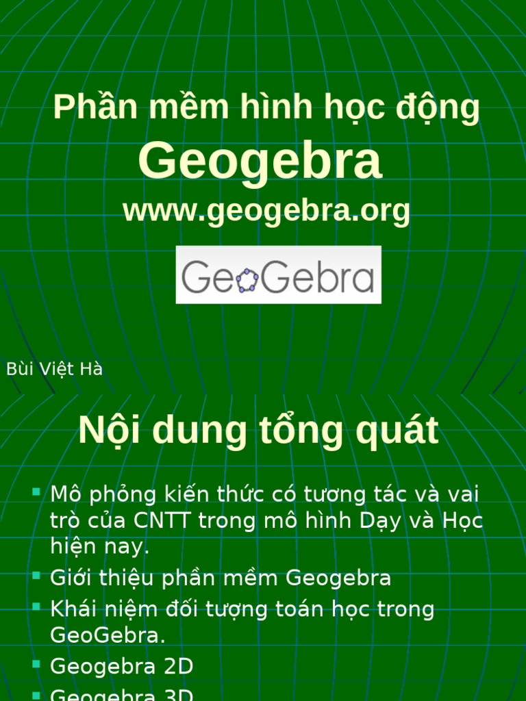 Bai Ging TP Hun PHN MM Geogebra | PDF