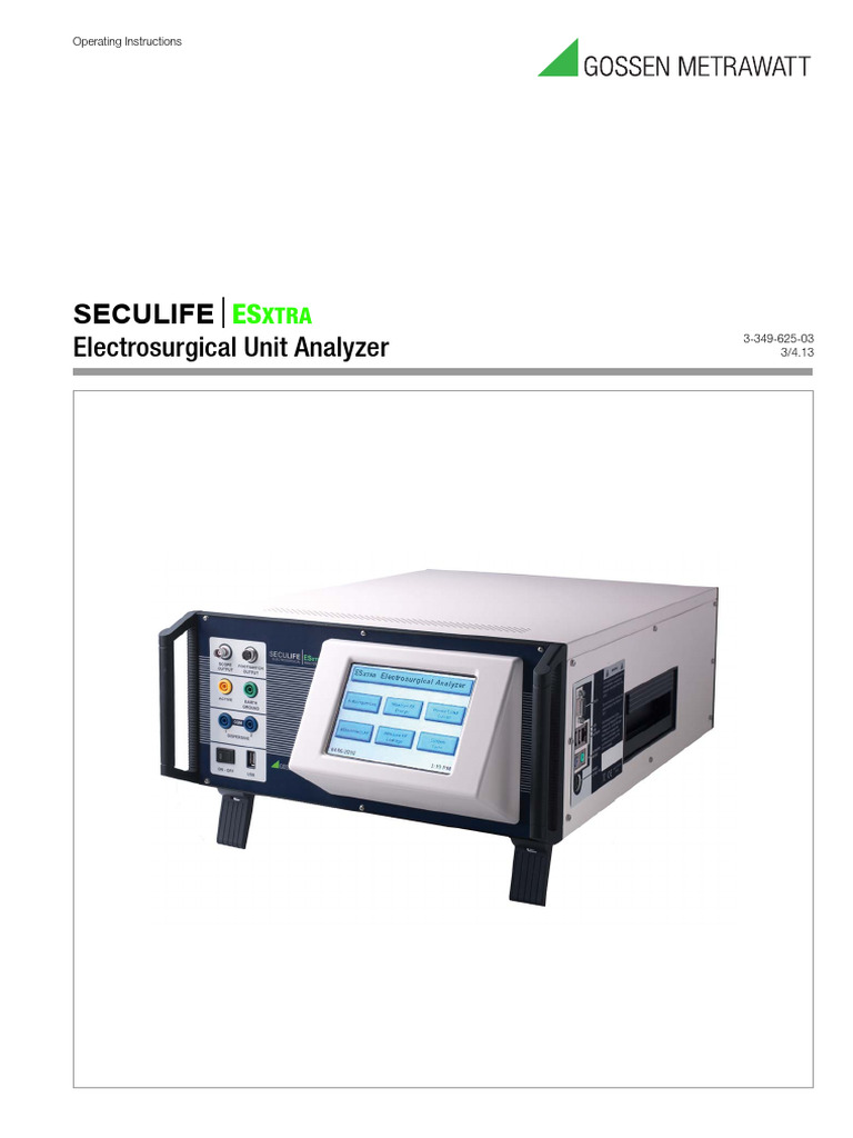 SECULIFE ES XTRA - Manual - en | PDF | Usb | Electrical Engineering