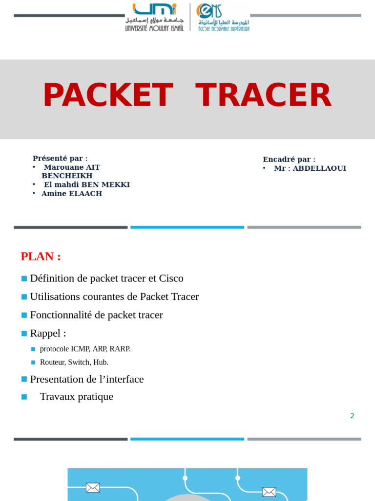 Définition et Utilisation de Packet Tracer | PDF | Protocoles Internet ...