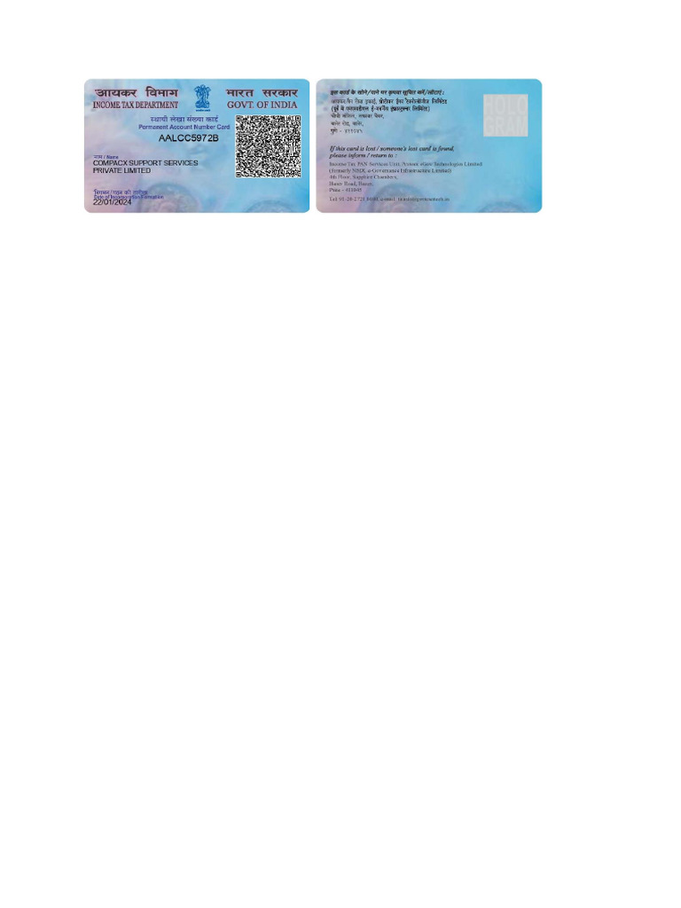 Pan Card | PDF