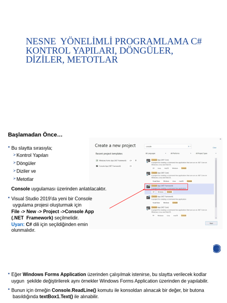 5.hafta Programlama Der Notları | PDF