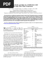 Springer Paper Template | PDF | Copy Editing | Printing