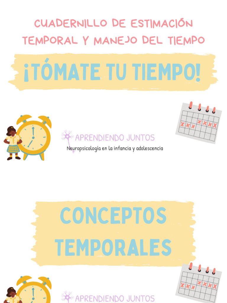 Cuadernillo Orientación Temporal-1 | PDF