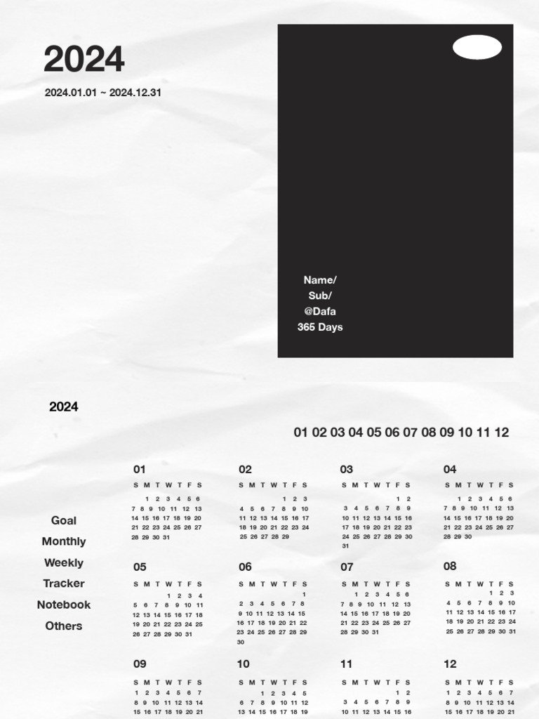 2024 Goal Tracker and Planner | PDF