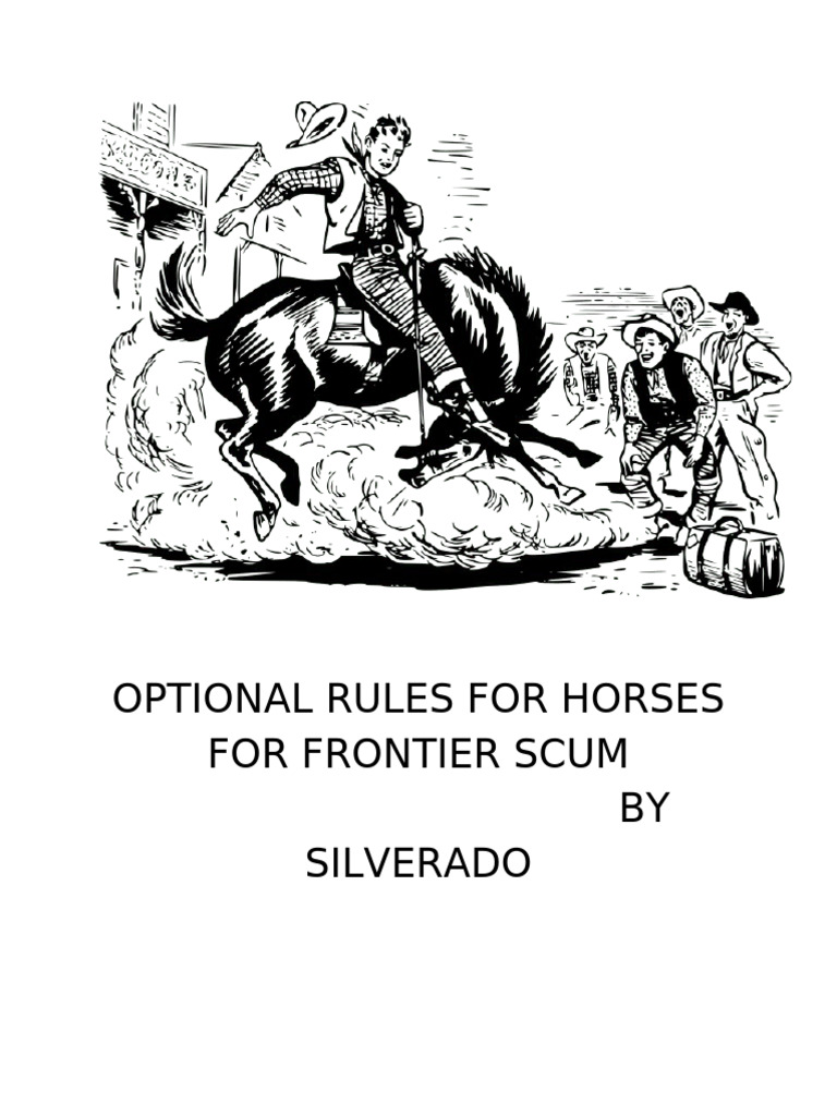Optional Rules For Horses by Silverado | PDF | Religious Belief And Doctrine