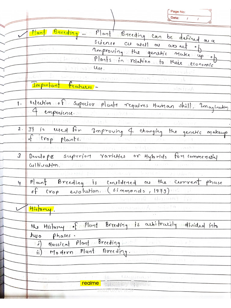 Plant Breeding | PDF
