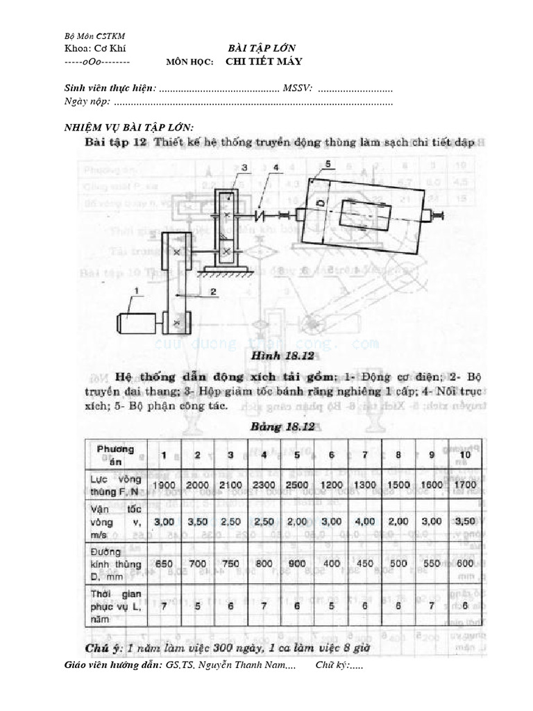 Chi-Tiet-May - Huong-Dan-Bai-Tap-Lon-Ctm-De-1 - (Cuuduongthancong - Com ...