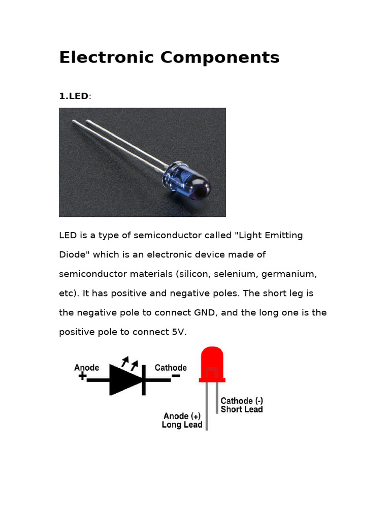Introduction of Electronic Components | PDF