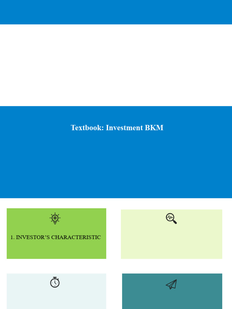 Class Chapter 4 An Introduction To Portfolio Management Pdf Risk