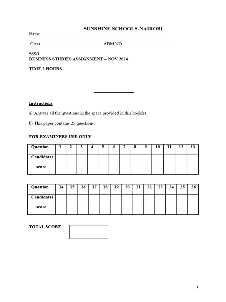 Form1 Business Set1 | PDF | Discounts And Allowances | Business