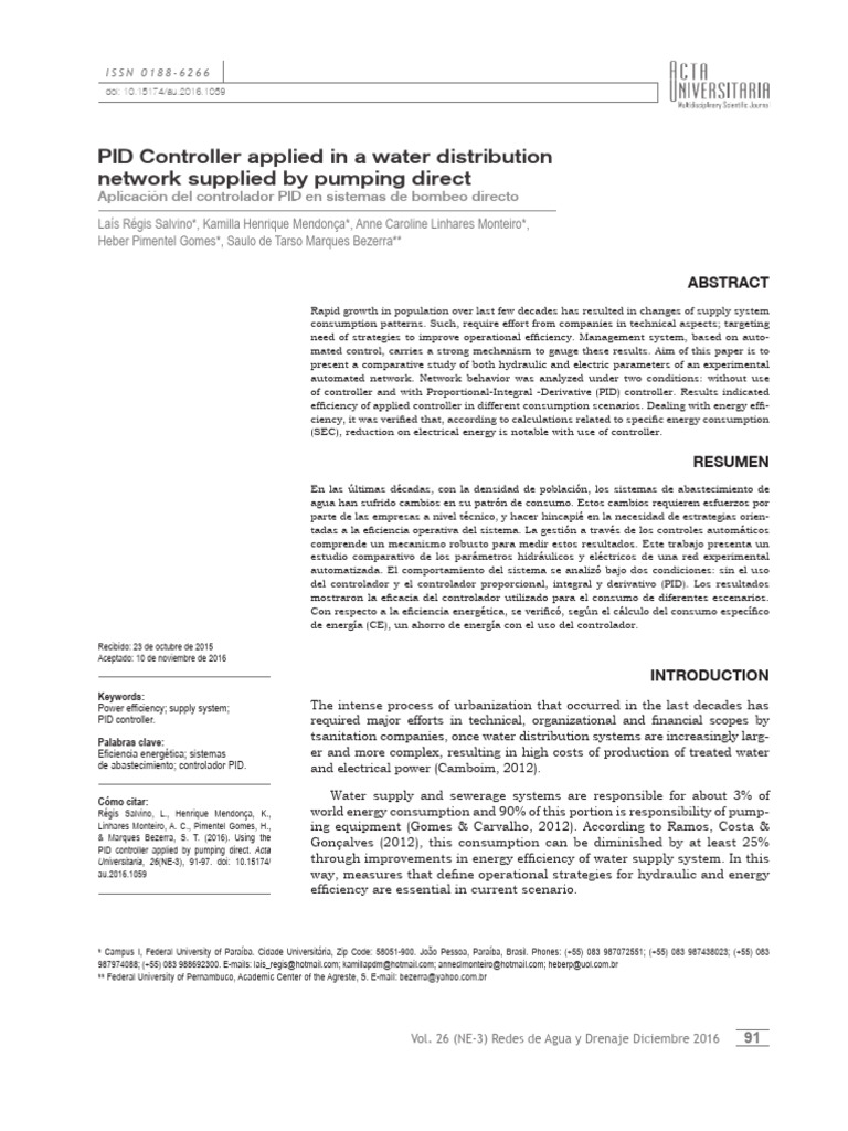 PID Water Network | PDF | Water Supply Network | Automation