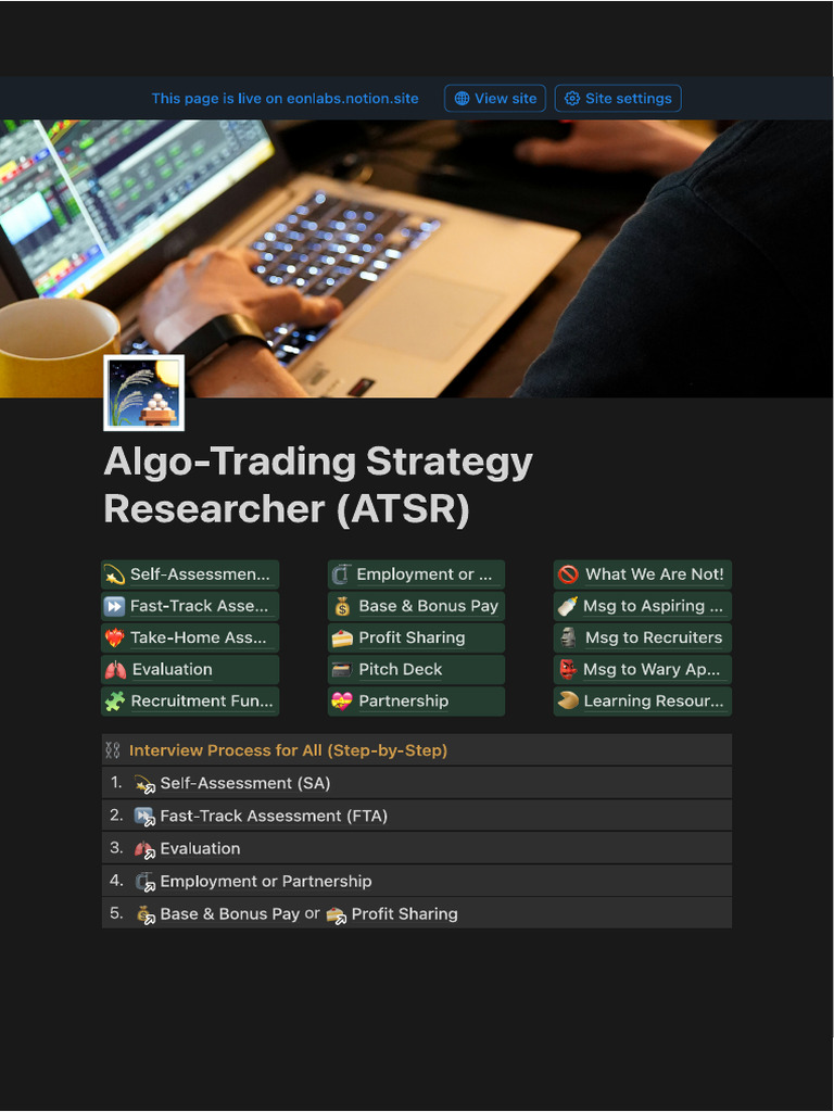 Algo-Trading Strategy Researcher (ATSR) | PDF