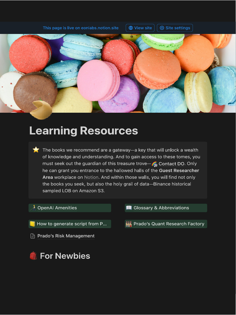 Algo Trading - Learning Resources | PDF