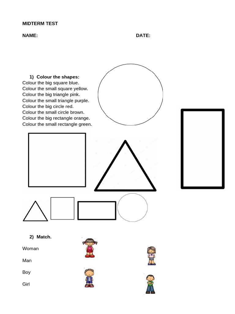 Midterm Test Kids | PDF
