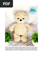 Elya The Crochet Bunny Amigurumi Free Pattern | PDF | Crochet | Stuffed ...