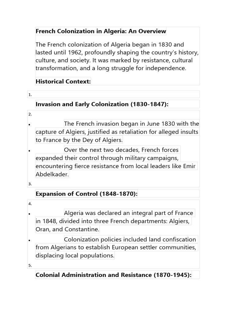 Document 3 | PDF | Algeria