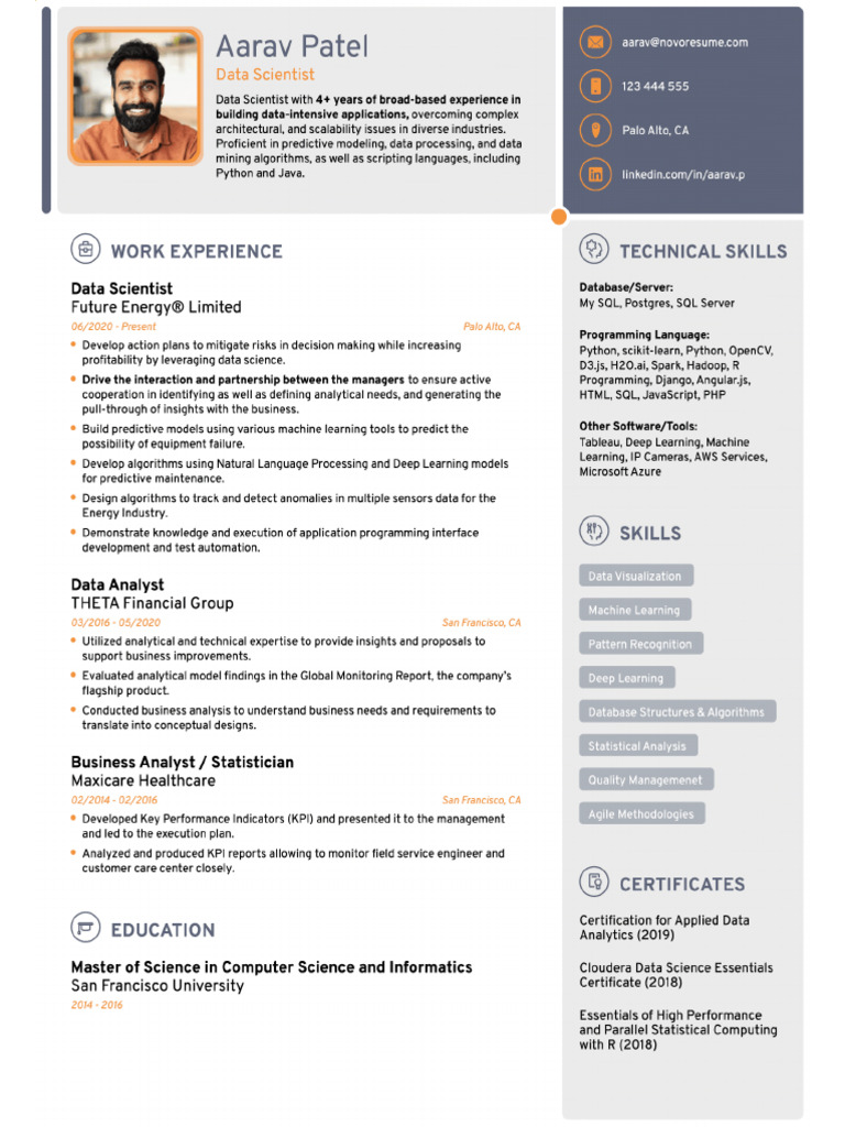 Tech Resume Template | PDF