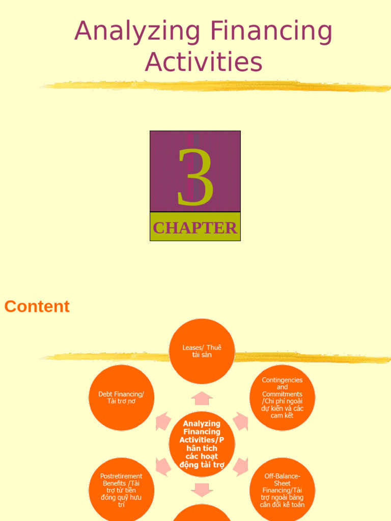 Analyzing Financing Activities | PDF