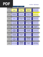 Insanity Deluxe Workout Calendar | PDF | Physical Exercise | Weight ...