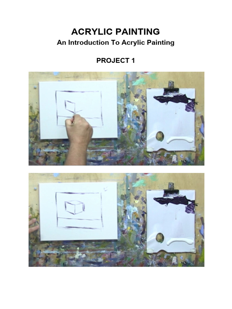 ACRYLIC PAINTING Project 1 | PDF