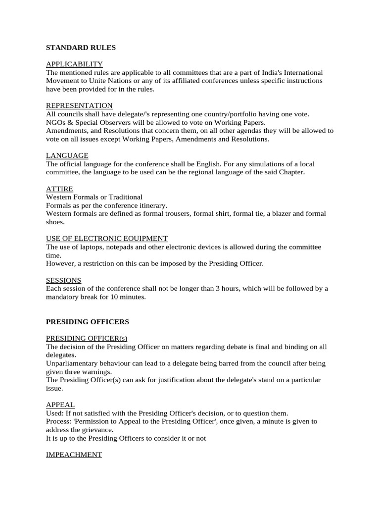 General MUN | PDF | United Nations | International Relations