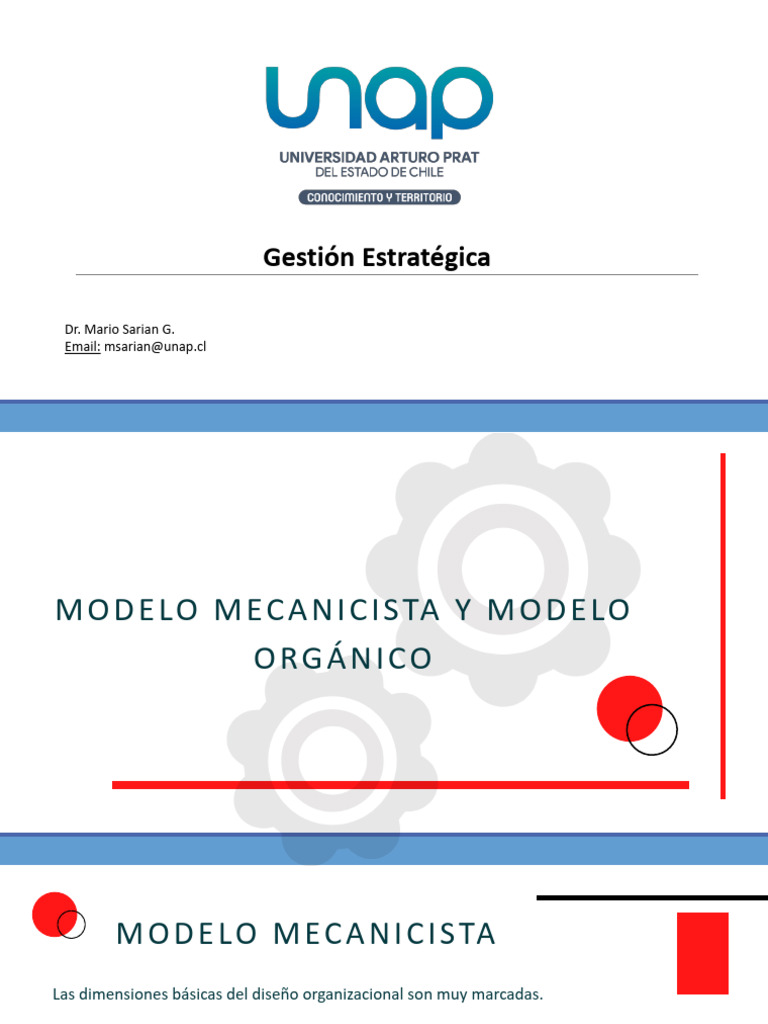 06 Modelo Mecanicista y Organico | PDF | Business | Economias