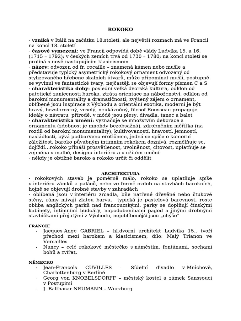 Rokoko | PDF