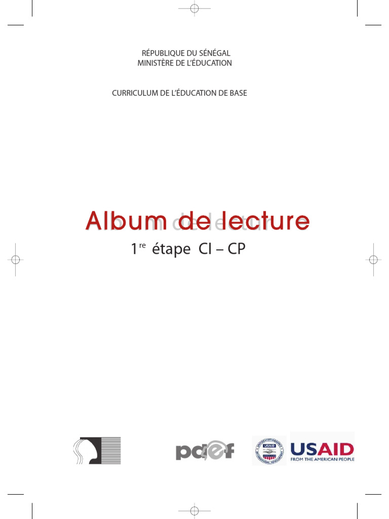 Album de Lecture CI-CP-1 | PDF | Pédagogie | Apprentissage
