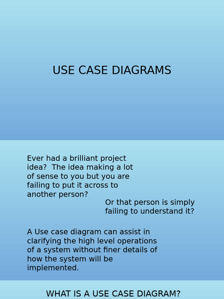 Slide 4 - Requirements Using Use Case Diagrams | PDF | Use Case | Software Engineering