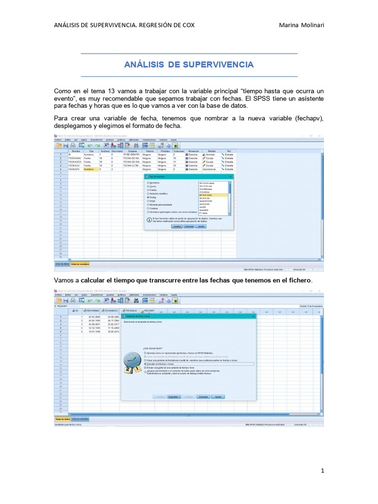 Pract2 AS y COX | PDF | Análisis de regresión | Diagnostico medico