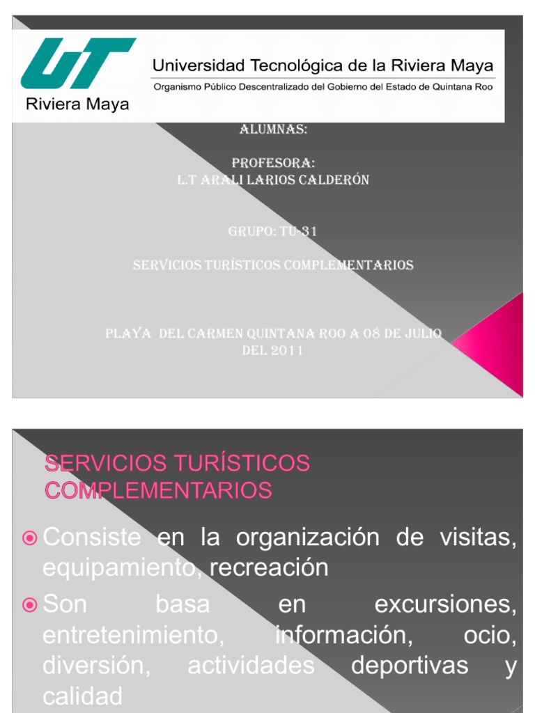 servicios complementarios
