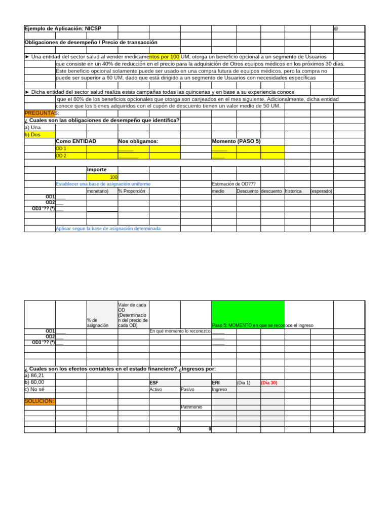 Nicsp 47 Caso | PDF | Economias